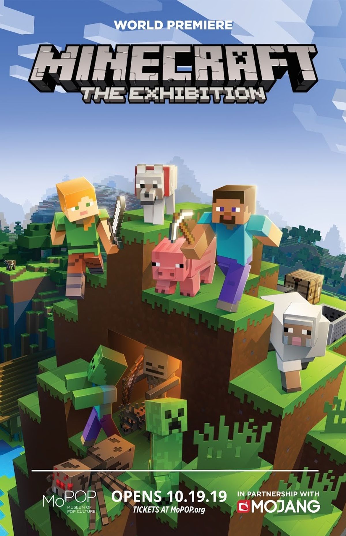 Minecraft: The Exhibition at Museum of Pop Culture (MOPOP) in Seattle ...