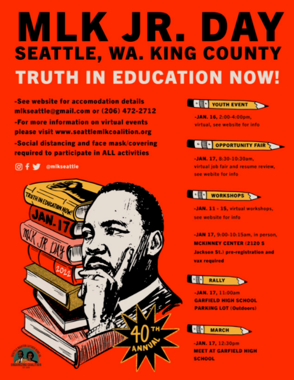 Seattle MLK Jr. Week: Truth in Education Now! - Every day, through ...