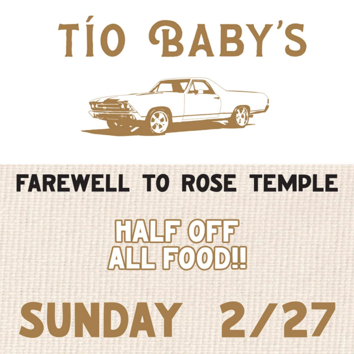 Tio Baby's Farewell to Rose Temple at Rose Temple in Seattle, WA ...