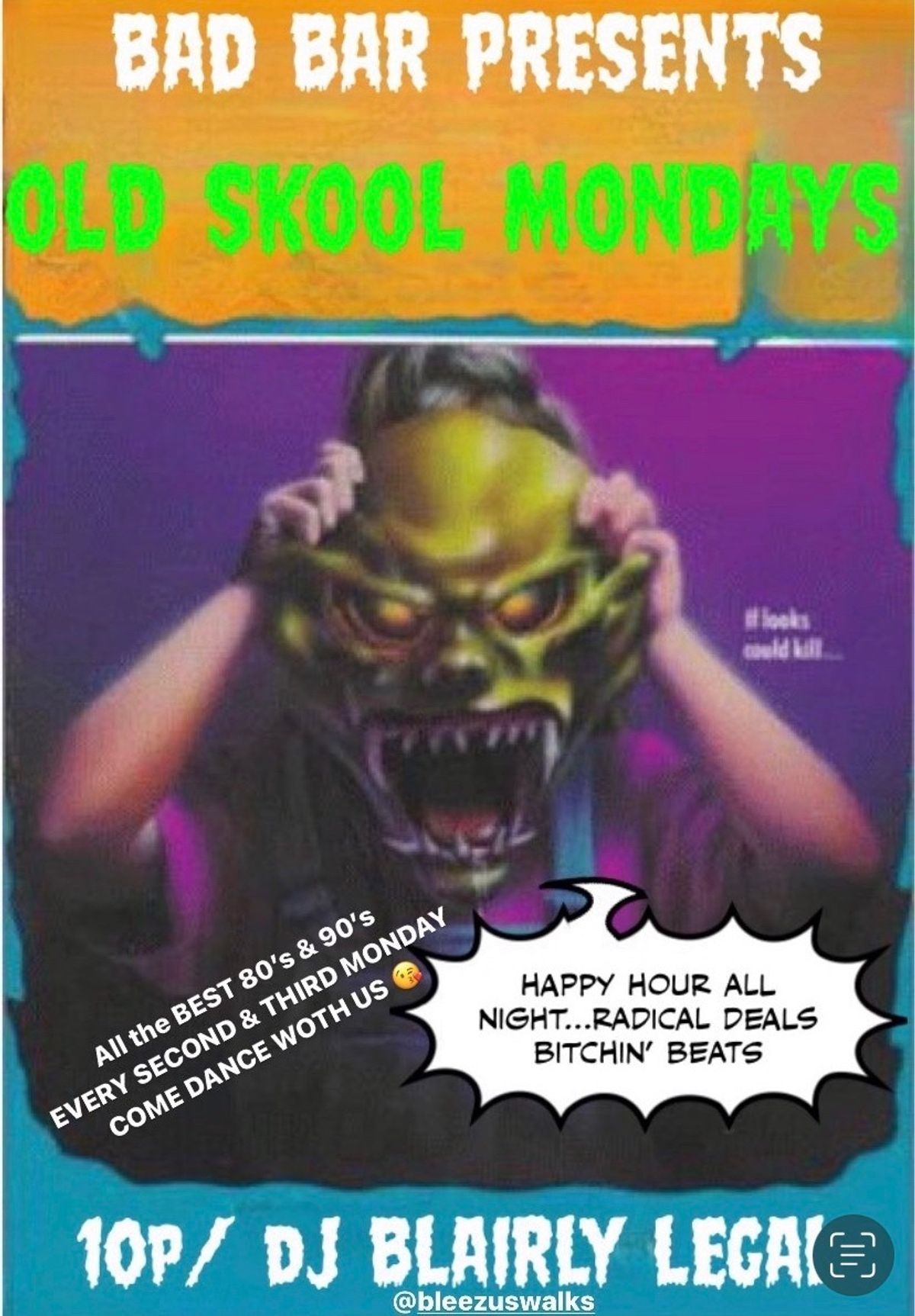 Old Skool Mondays at Bad Bar in Seattle, WA - Every Monday, every other ...