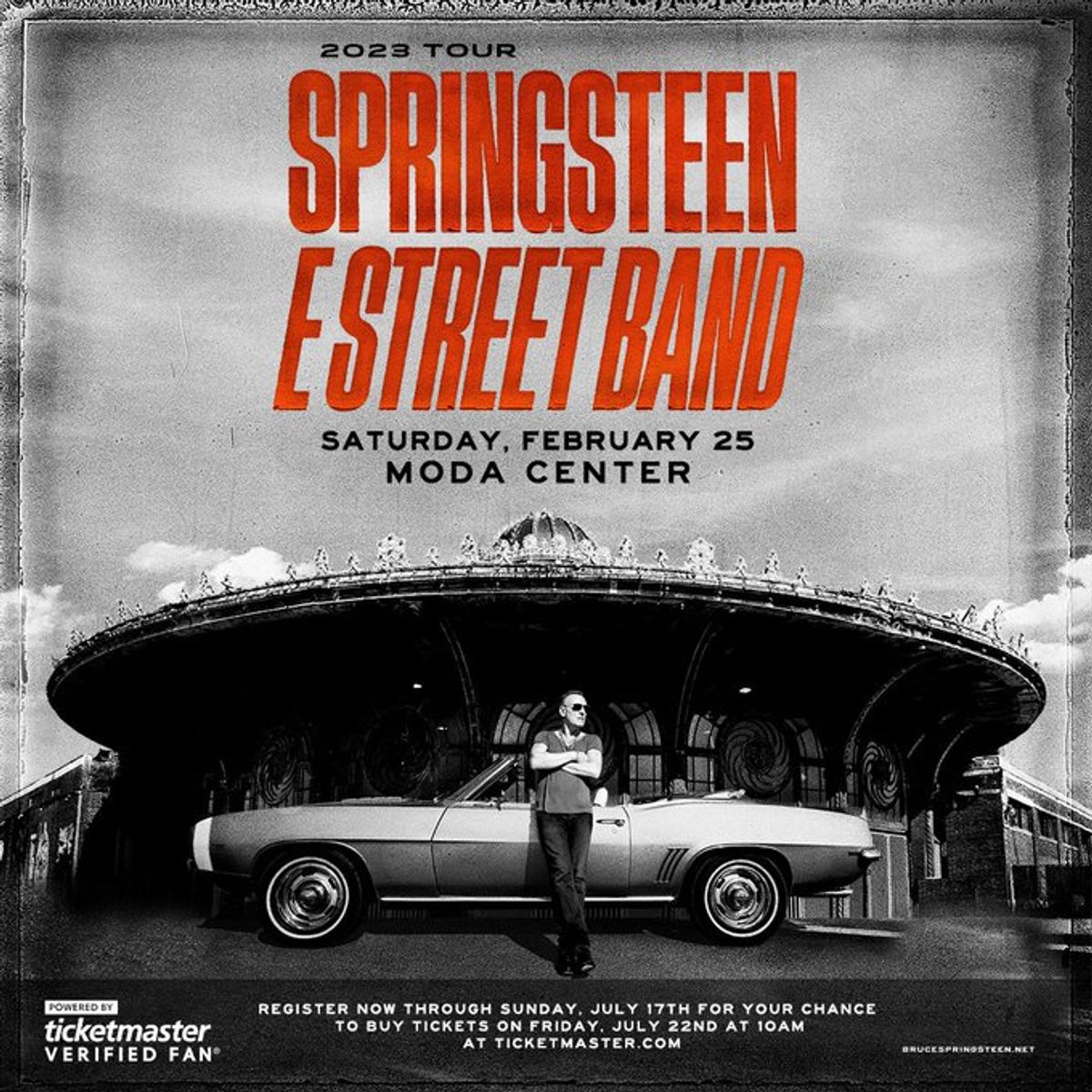 Bruce Springsteen at Moda Center in Portland, OR - Saturday, February ...
