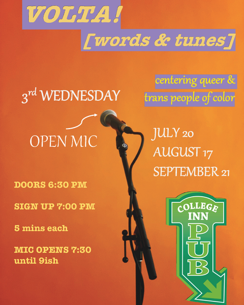 VOLTA! [words & tunes] at College Inn Pub in Seattle, WA - Third ...