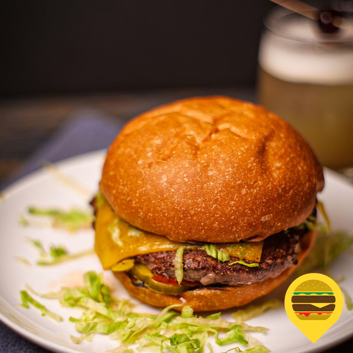 Bone Marrow Burger at Wine & Growl in Portland, OR - Every Tuesday ...