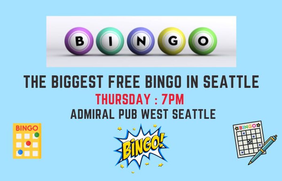 Sassiest Bingo in West Seattle at Admiral Pub in Seattle, WA - Multiple ...