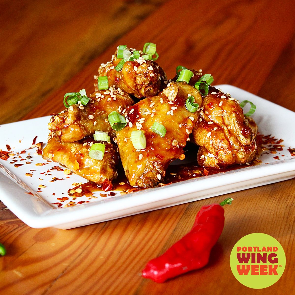 Chili Ginger Chicken Wings at Aji Tram Restaurant and Bar in Lake ...