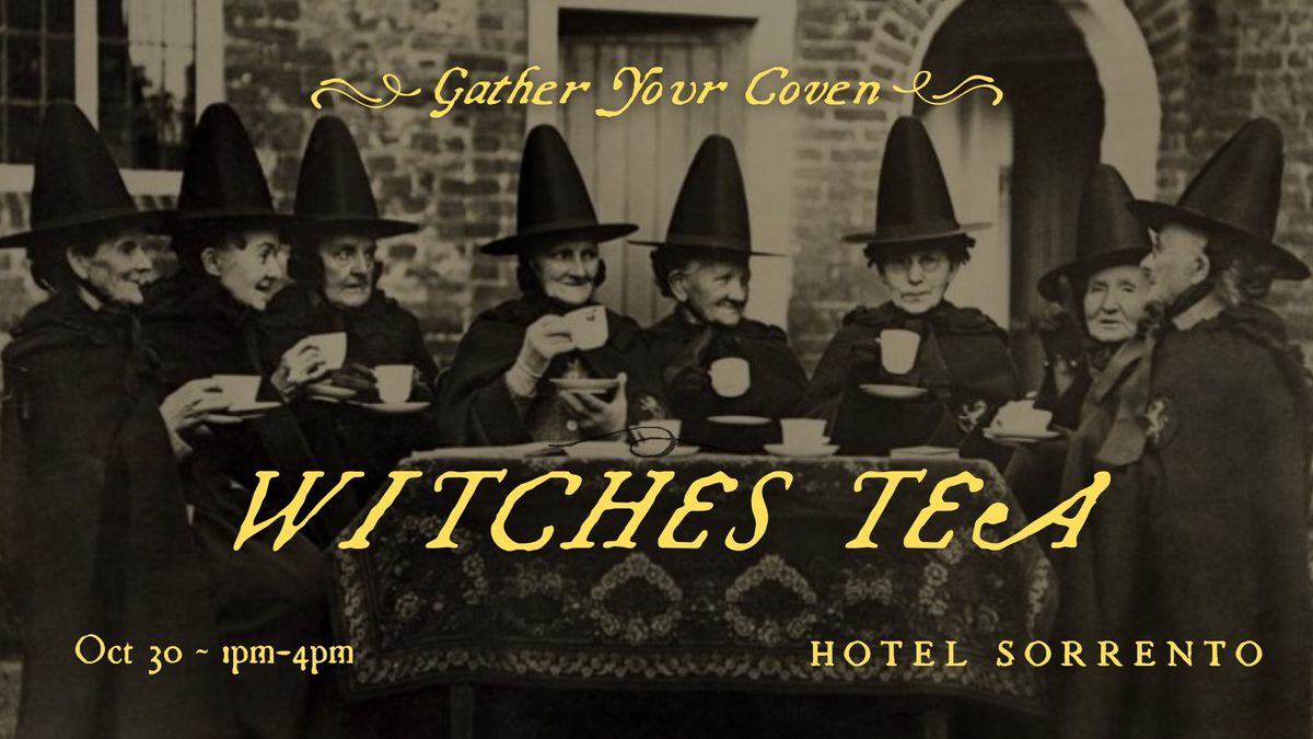 Witches Tea at Hotel Sorrento in Seattle, WA - Sunday, October 30, 2022 ...
