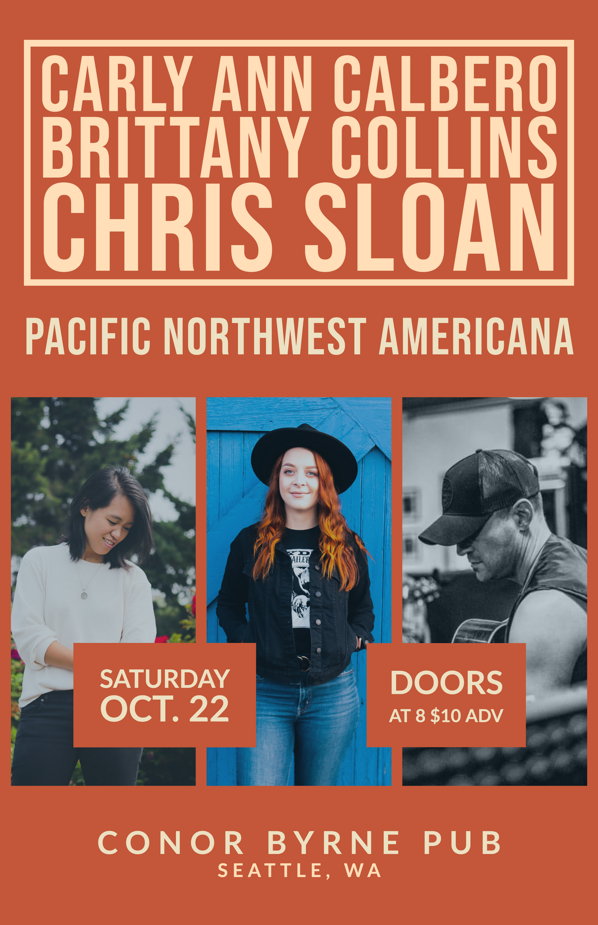 Chris Sloan and the Filthy Few, Brittany Collins Band, and Carly Ann ...