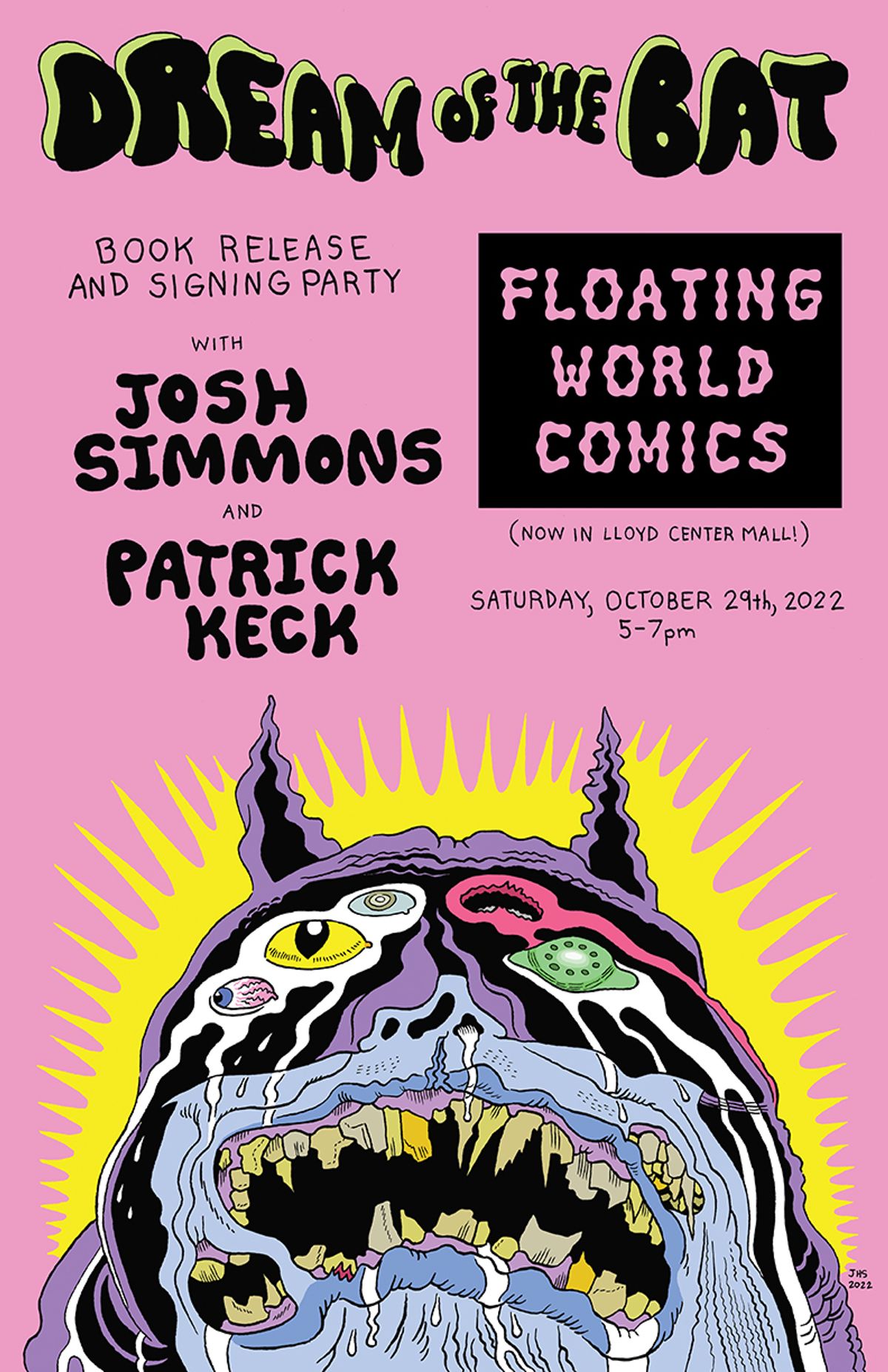Josh Simmons and Patrick Keck: Dream of The Bat at Floating World ...