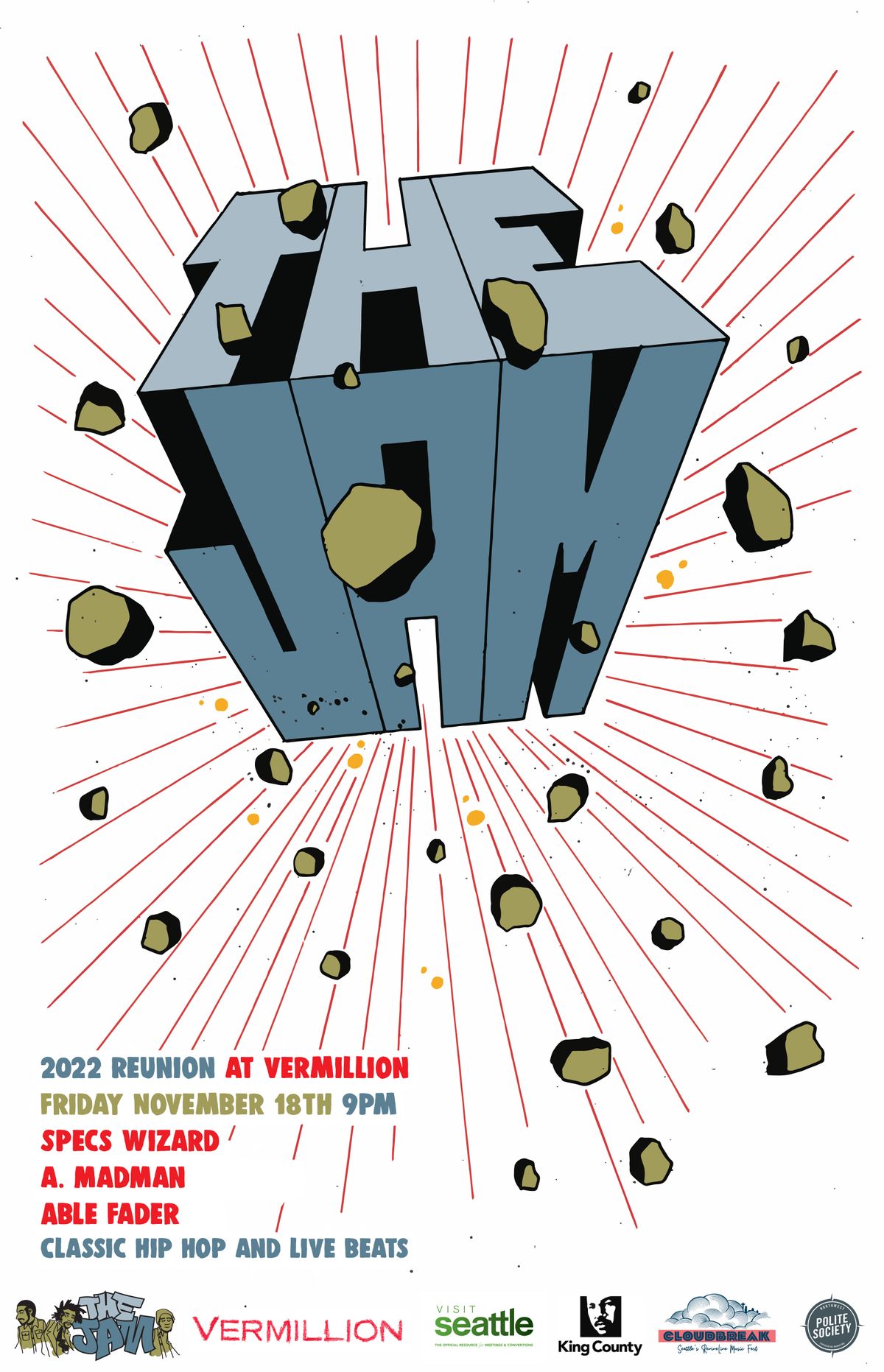 The Jam: Specs Wizard, Absolute Madman, and Able Fader at Vermillion in ...