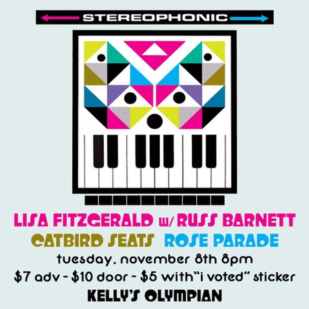 Lisa Fitzgerald with Russ Barnett, The Catbird Seats, and Rose Parade ...
