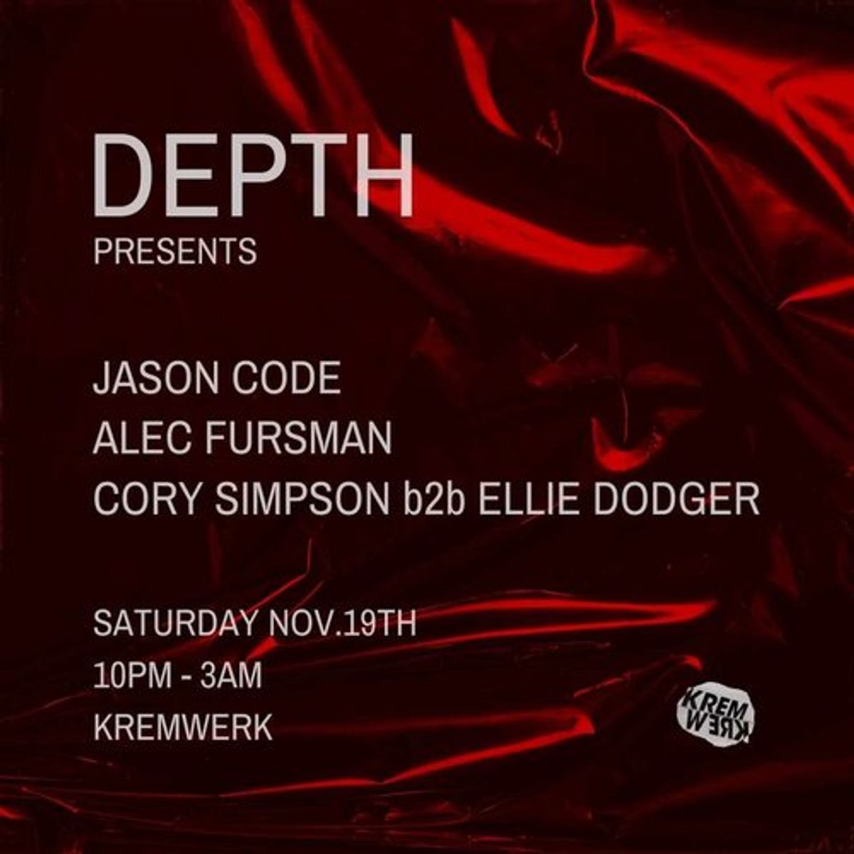 Depth Presents: Jason Code, Alec Fursman, Cory Simpson, and Ellie ...