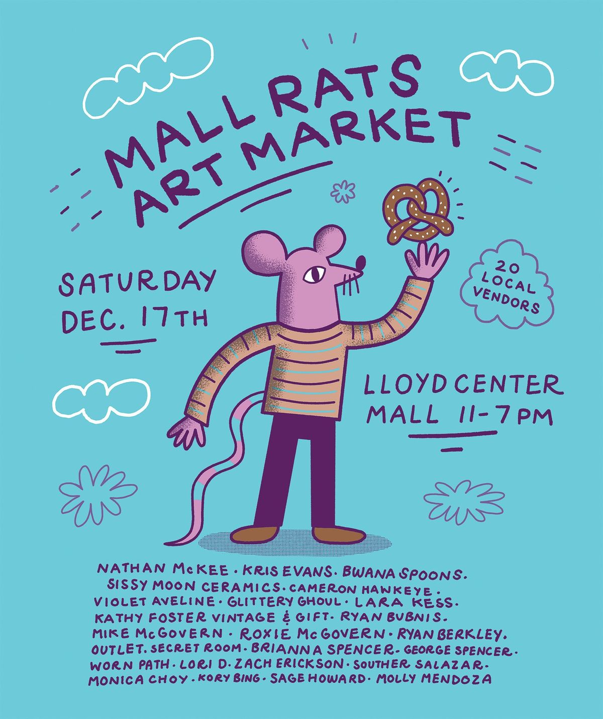 Mall Rats Art Market at Lloyd Center in Portland, OR - Saturday ...