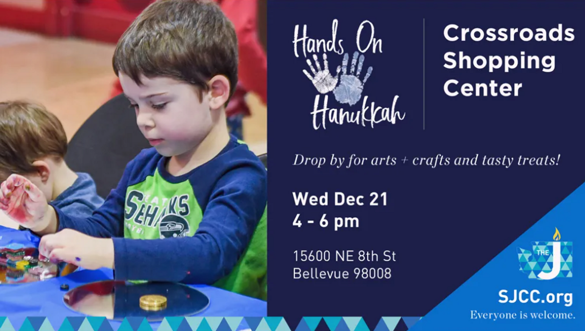 Hands on Hanukkah at Crossroads Mall in Bellevue, WA - Wednesday ...