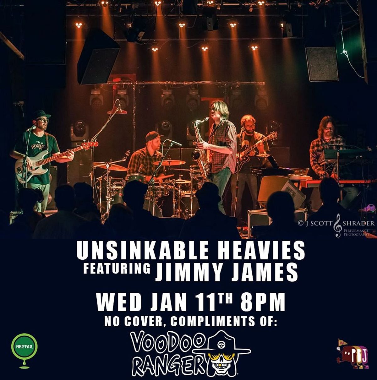 Unsinkable Heavies ft. Jimmy James at Nectar Lounge in Seattle, WA ...
