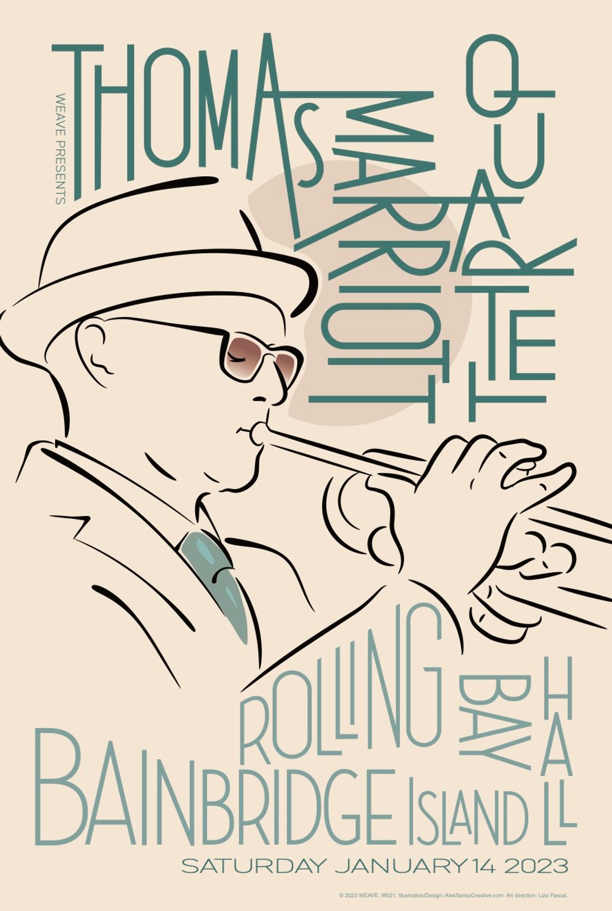 Thomas Marriott Quartet at Rolling Bay Hall in Bainbridge, WA ...