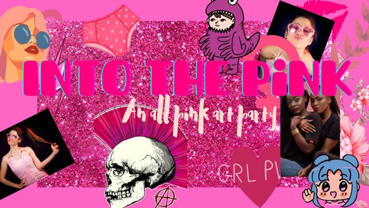 Into the Pink - An All Pink Art Party at The Greenwood Art Collective ...