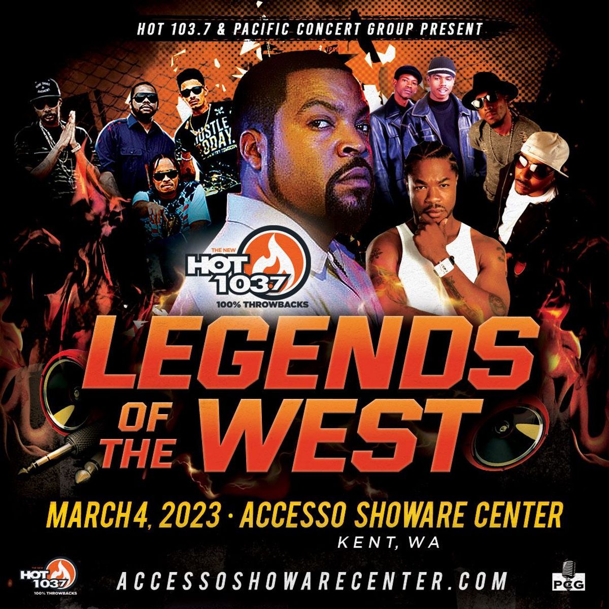 Hot 103.7 Legends of the West at Accesso ShoWare Center in Kent, WA ...