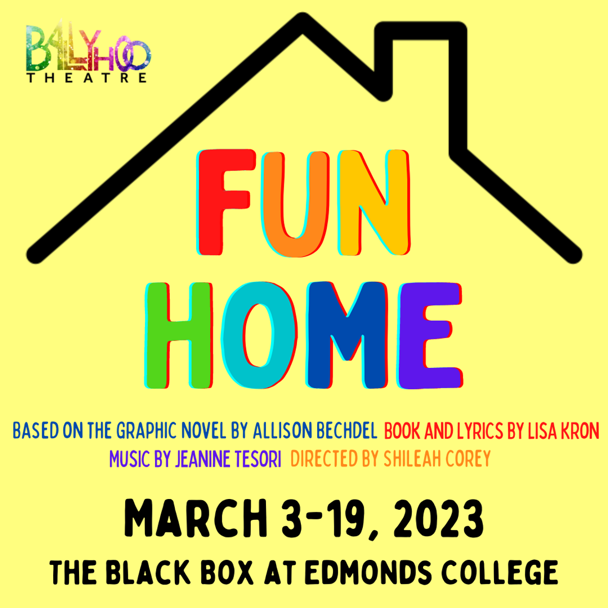 Fun Home at Black Box Theater at Edmonds Community College in Lynnwood ...