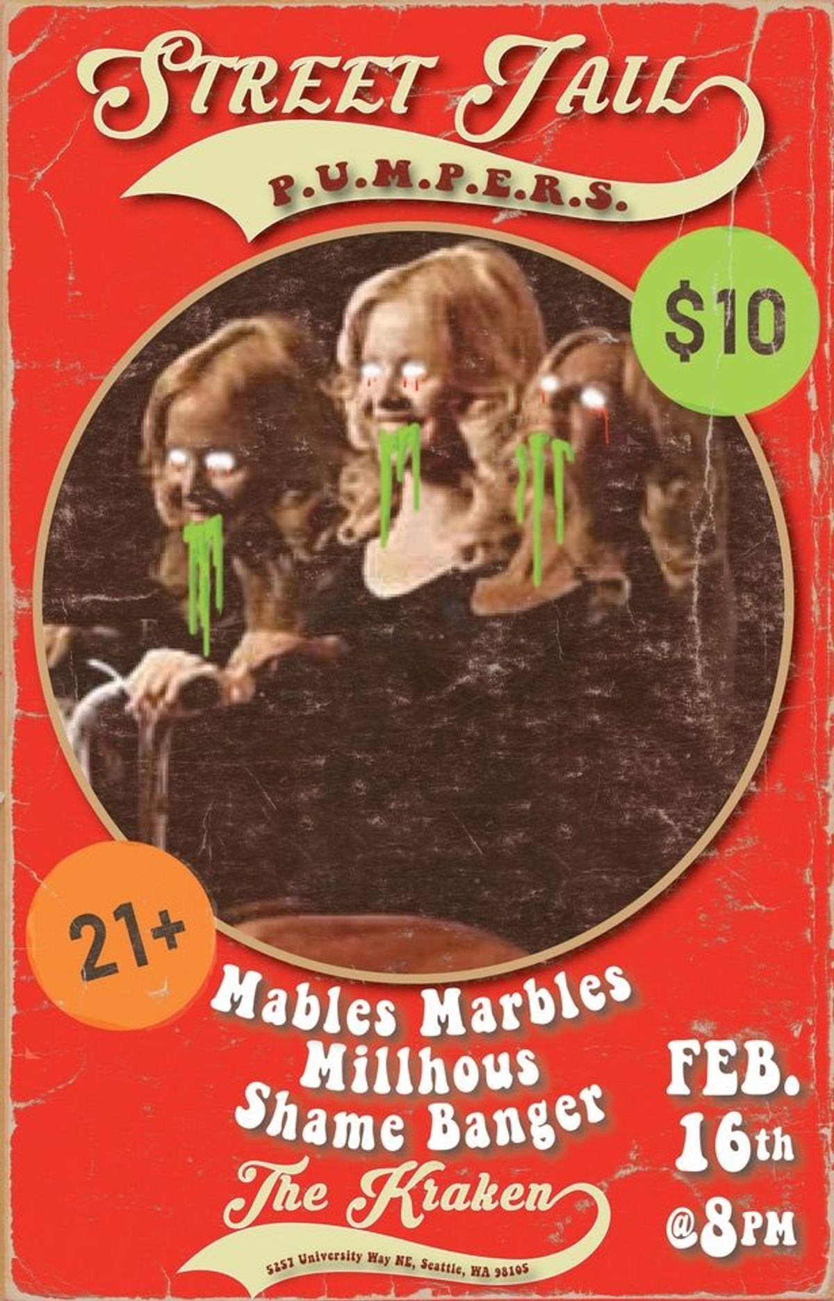 Street Jail, Mables Marbles, Millhous, and Shame Banger at The Kraken ...