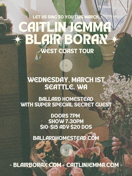 Blair Borax, Caitlin Jemma, and Super Secret Guest Act at Ballard ...