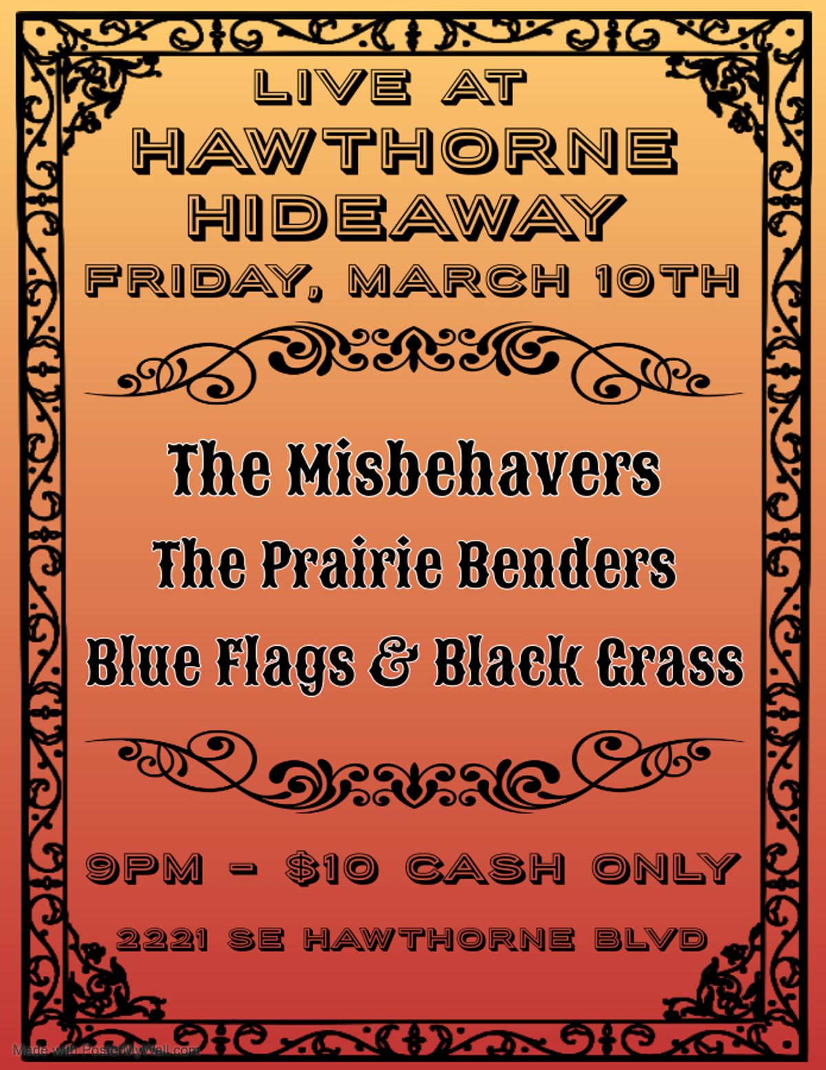 The Misbehavers, Prairie Benders, and Blue Flags & Black Grass at ...
