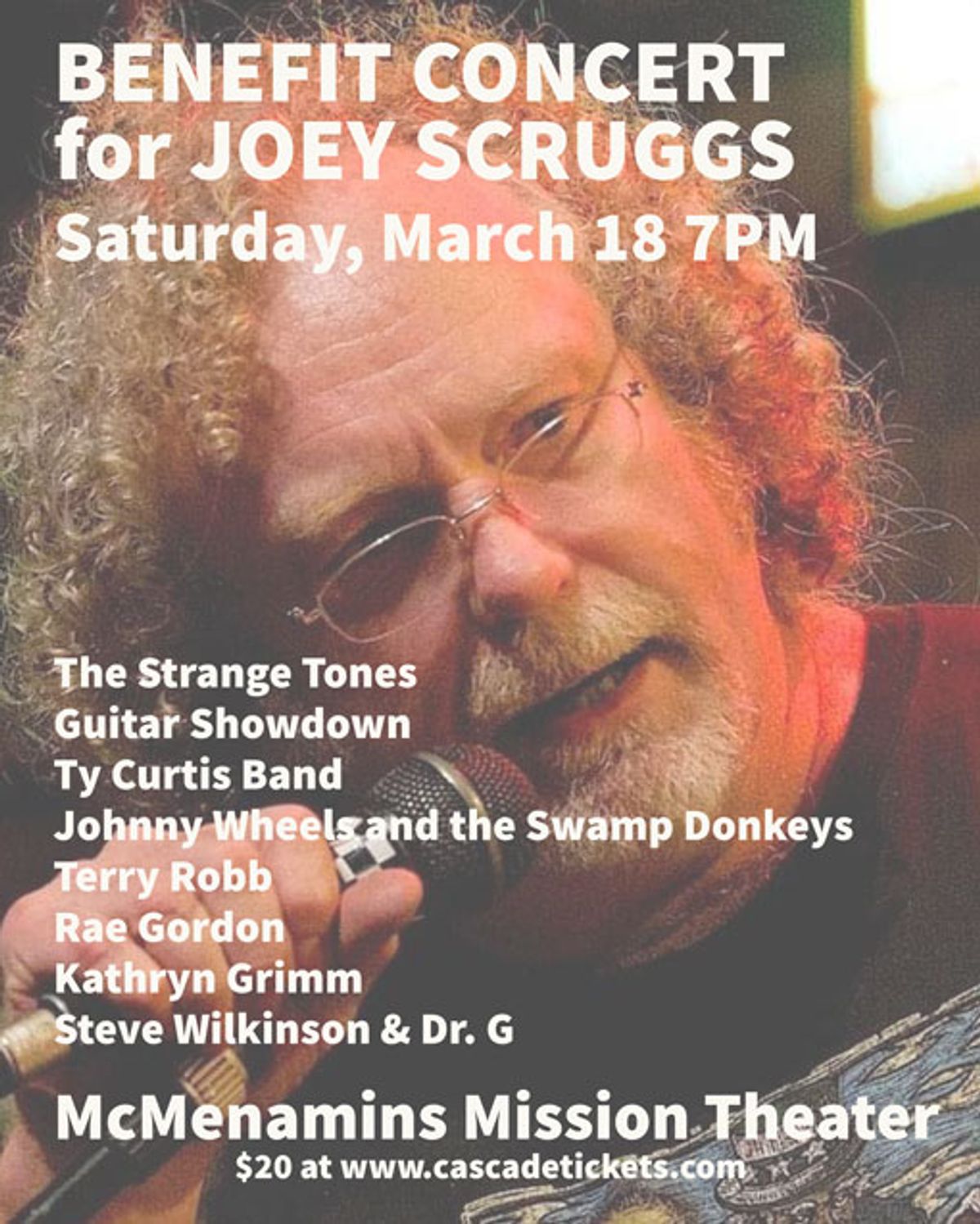 Benefit for Joey Scruggs with The Strangetones, Johnny Wheels and the ...
