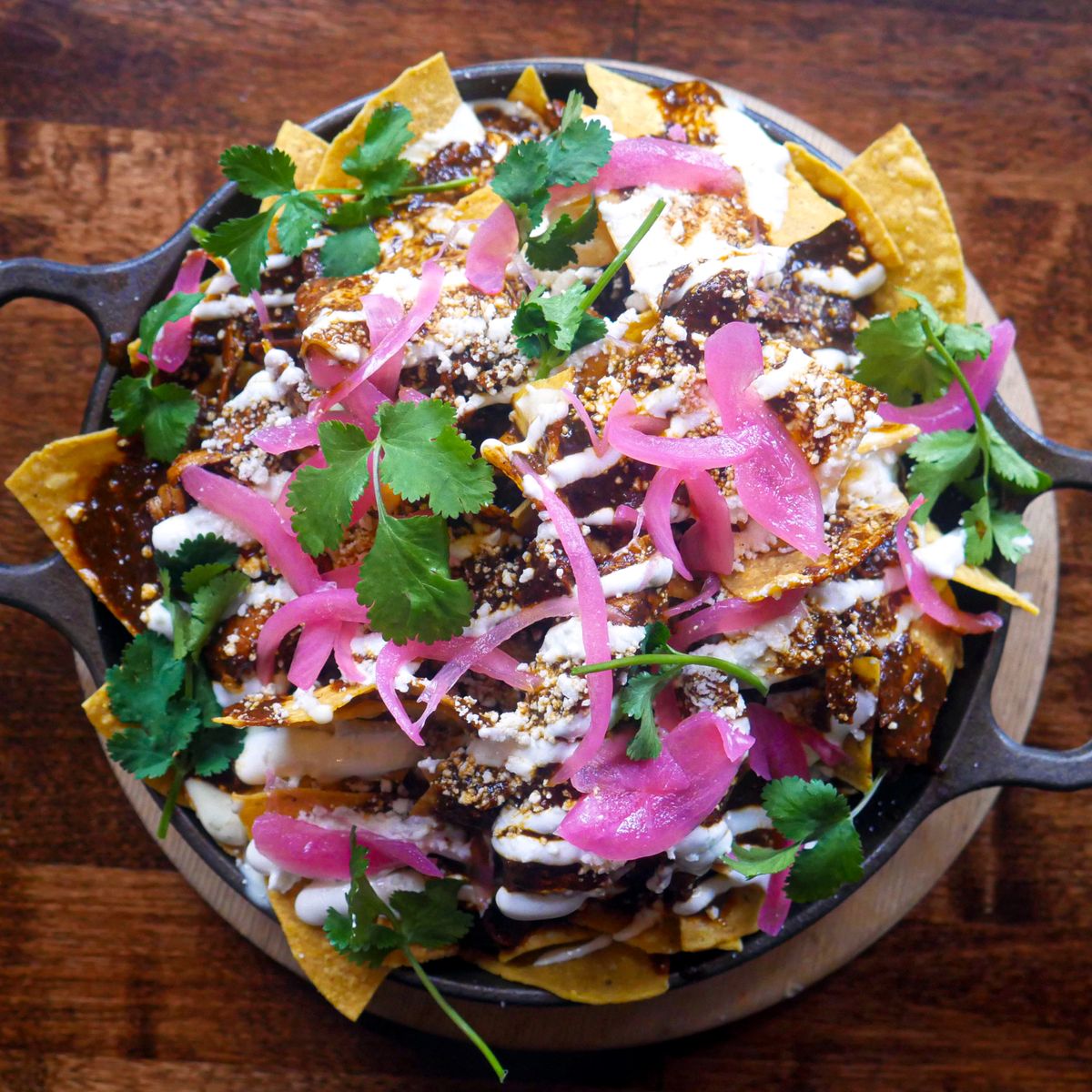 Chicken Mole Nachos at Poquitos in Seattle, WA - Multiple dates through ...