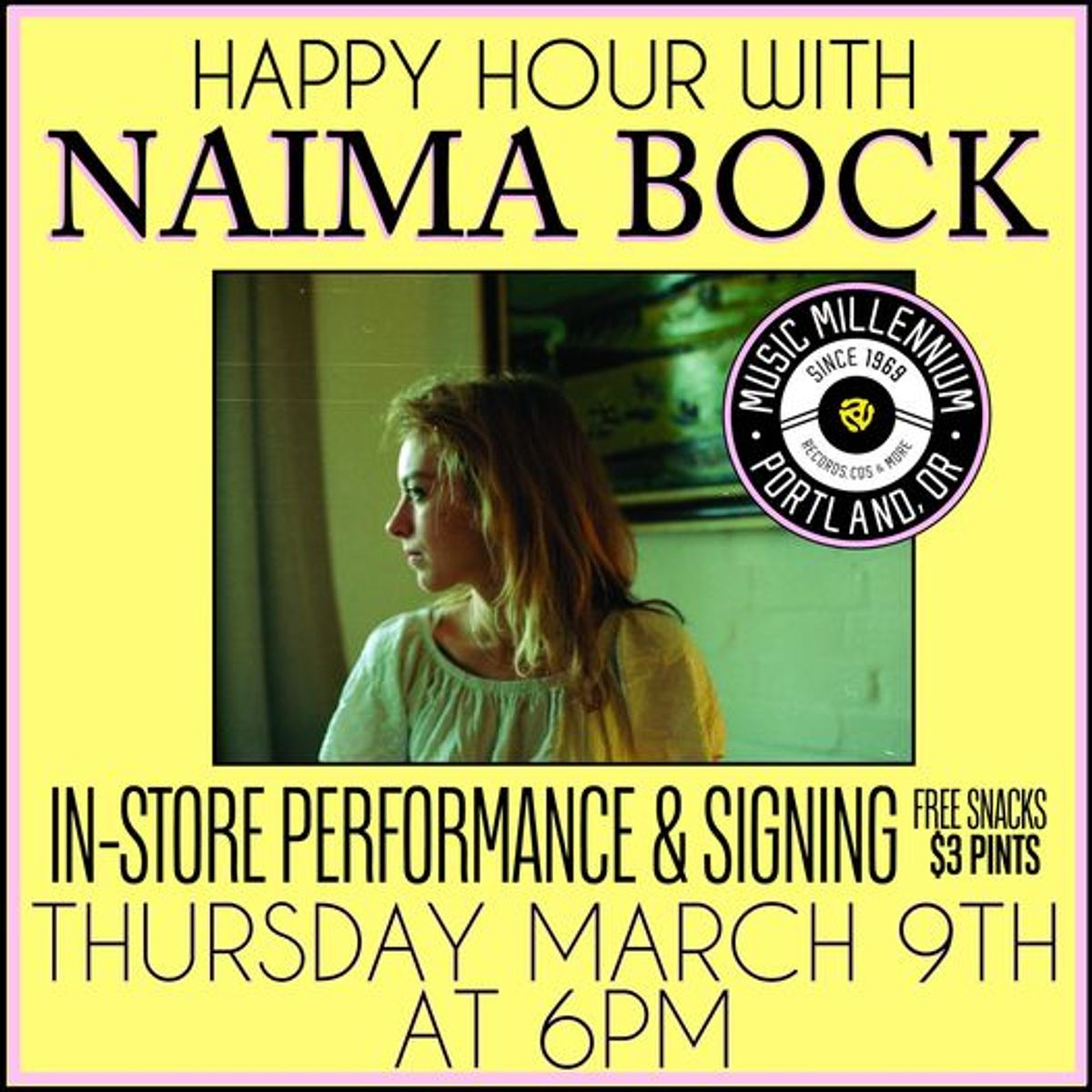 Naima Bock In-Store Performance & Signing at Music Millennium in ...