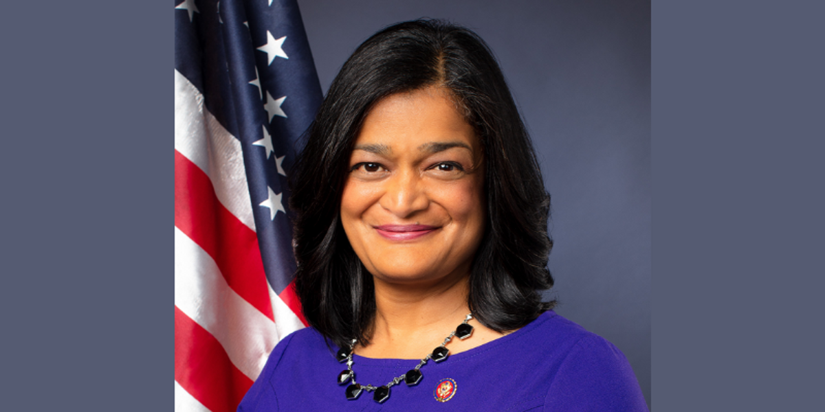 A Town Hall with Congresswoman Jayapal at Town Hall Seattle in Seattle ...