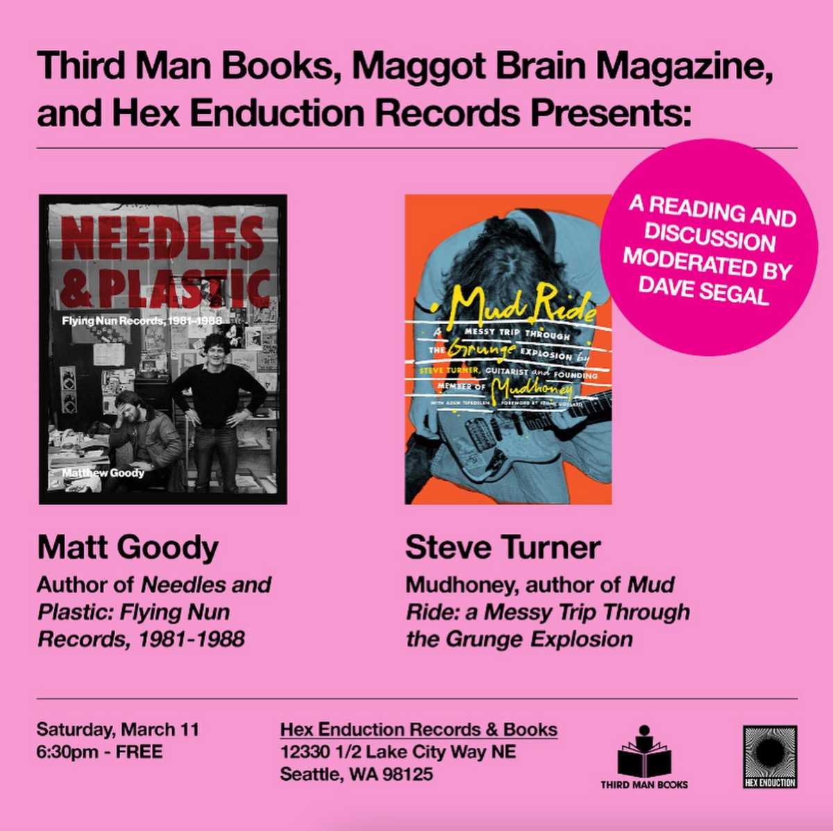 Third Man Books, Maggot Brain Magazine, and Hex Enduction Records ...