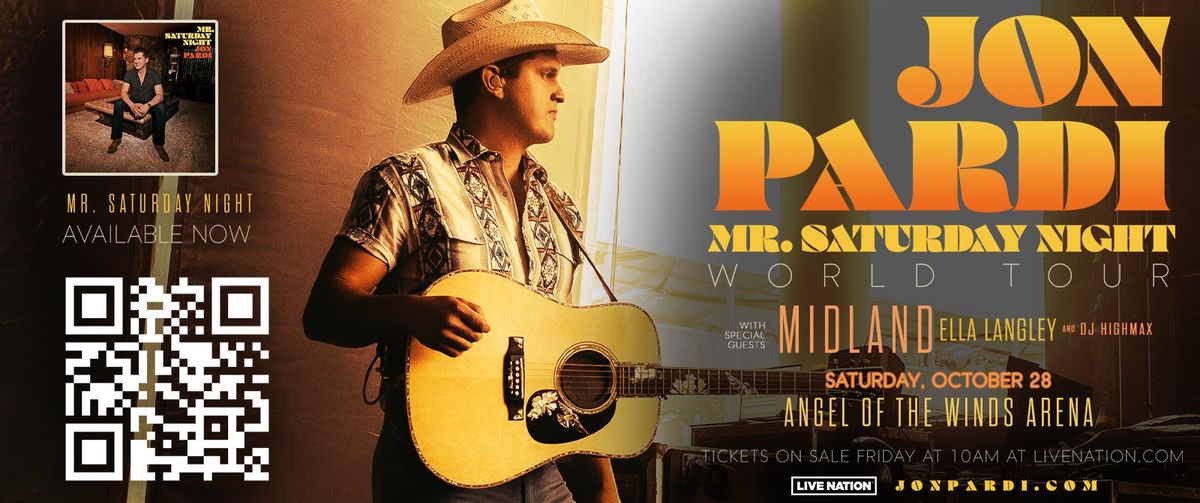 Jon Pardi at Angel of the Winds Arena in Everett, WA - Saturday ...