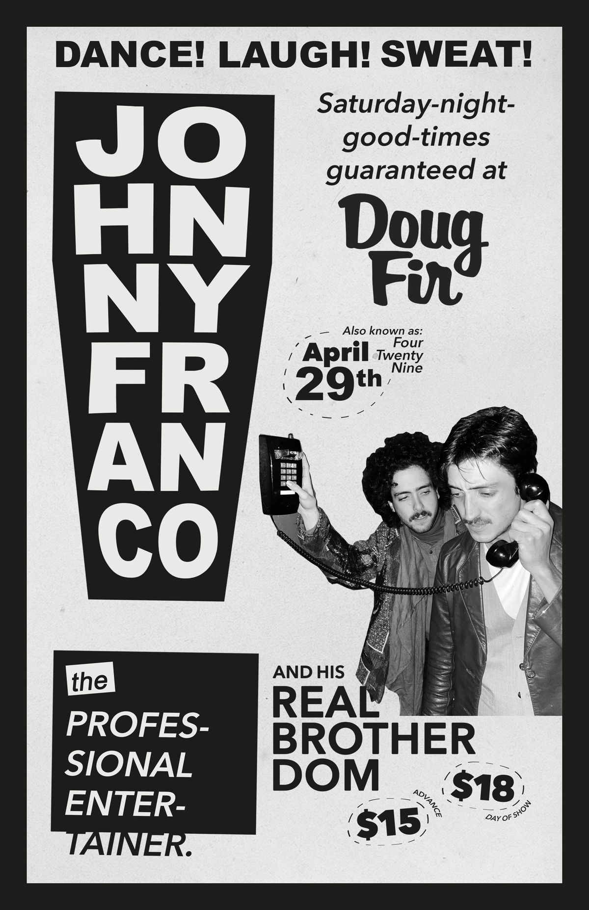 Johnny Franco: The Professional Entertainer & His Real Brother Dom at ...
