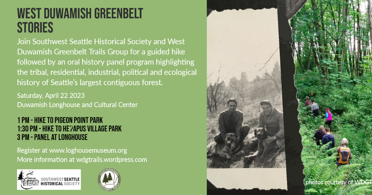 West Duwamish Greenbelt Stories Hike at Duwamish Longhouse and Cultural ...
