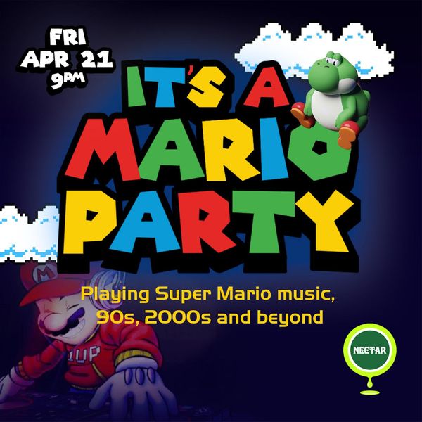 It's a Mario Party! at Nectar Lounge in Seattle, WA - Friday, April 21 ...