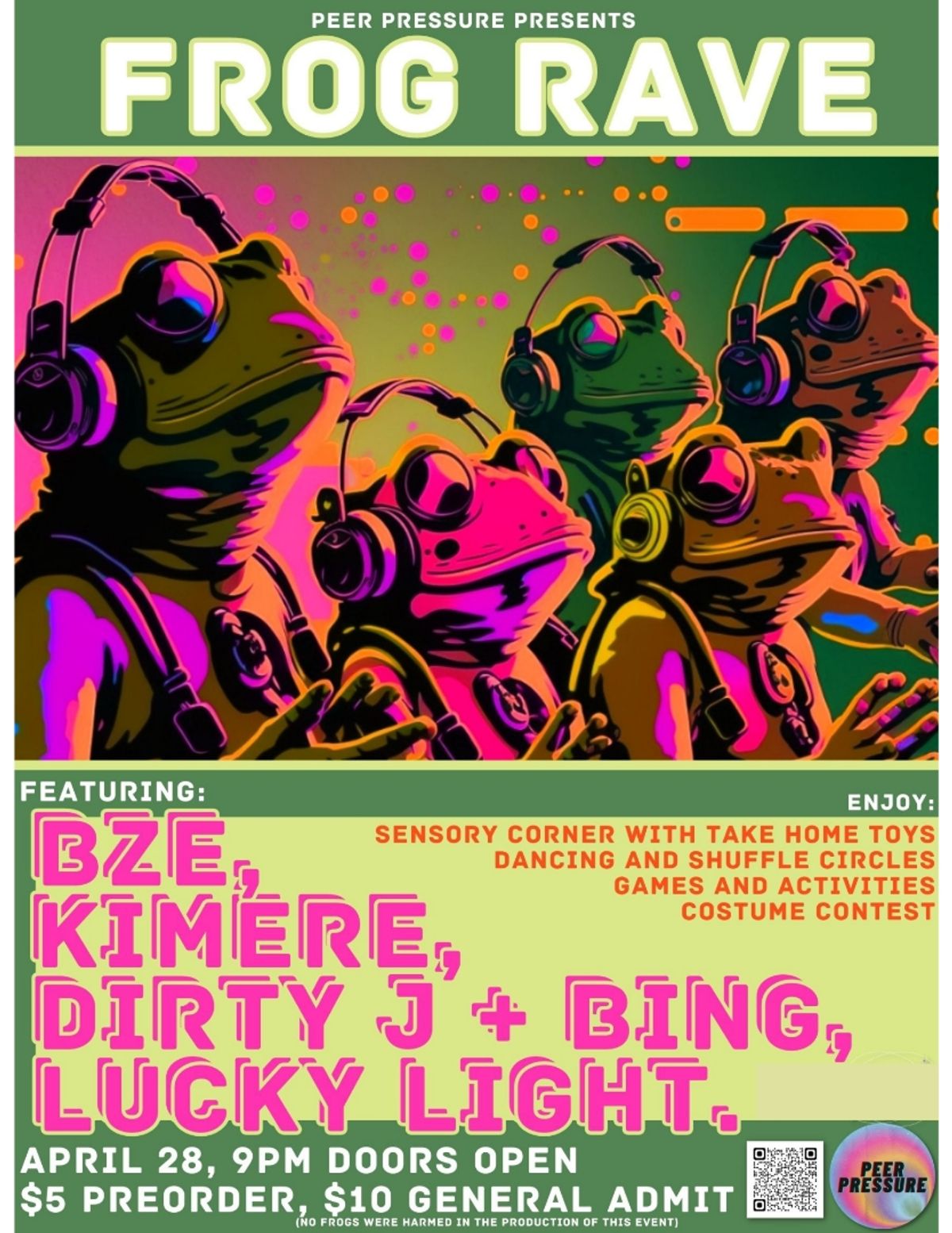 Frog Rave at Orient Express in Seattle, WA - Friday, April 28, 2023 ...