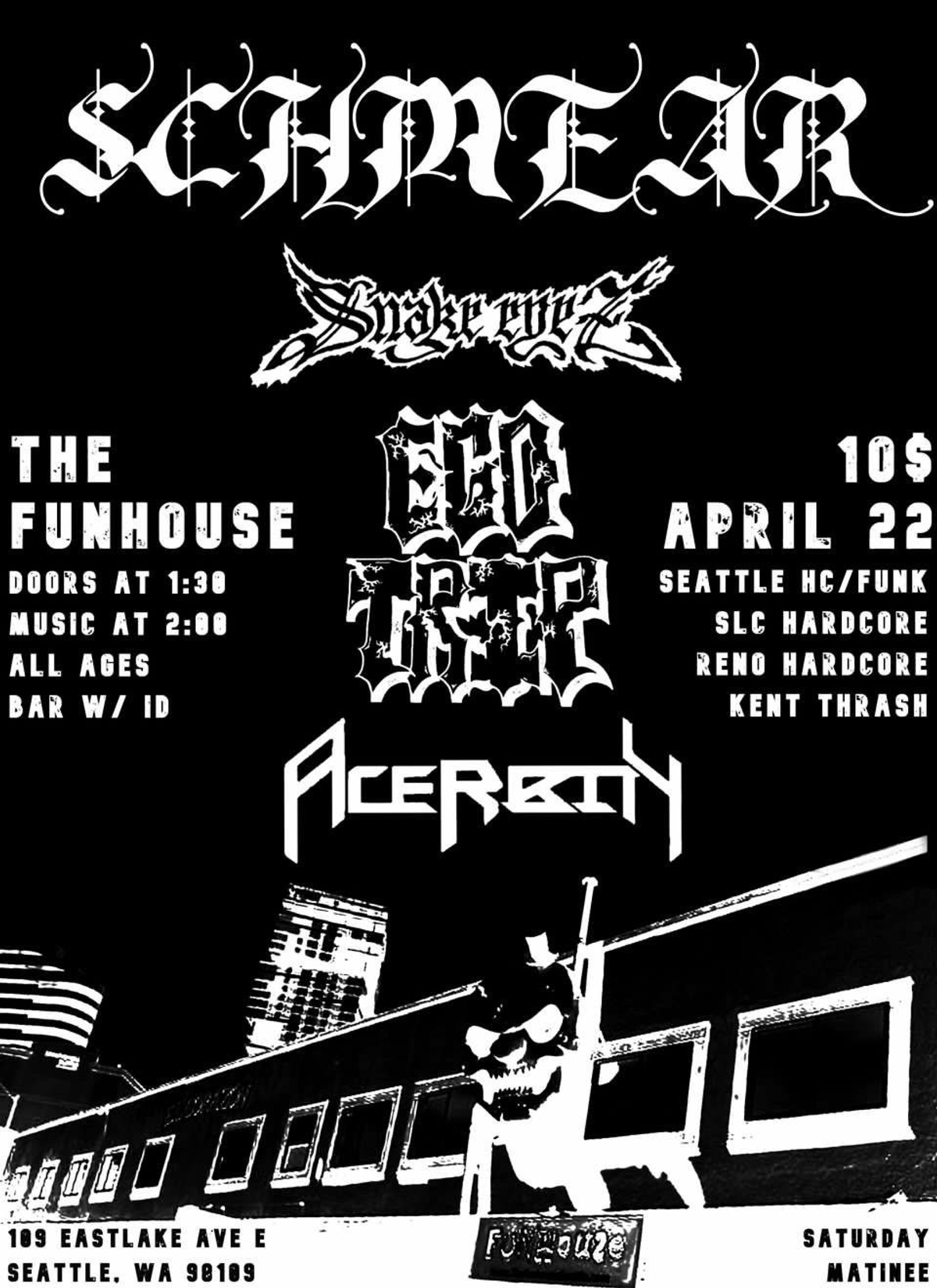 FEAR with Millhous, The Scoffs, SixTwoSeven, and The Stuntmen at El ...