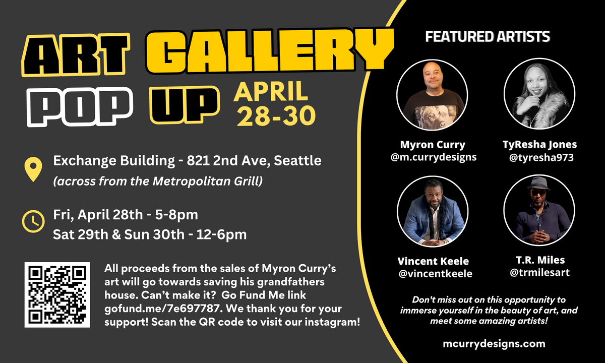 Igniting the Flame Art Gallery Popup at Exchange Building in Seattle ...