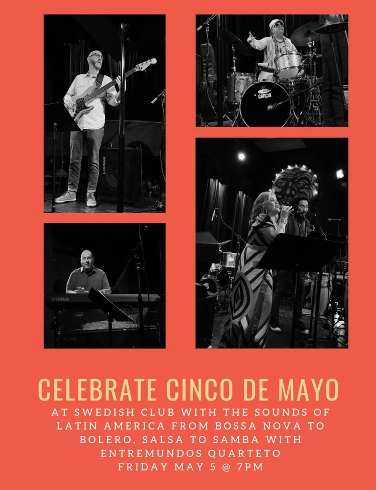 Cinco de Mayo with EntreMundos Quarteto at The Swedish Club in Seattle ...