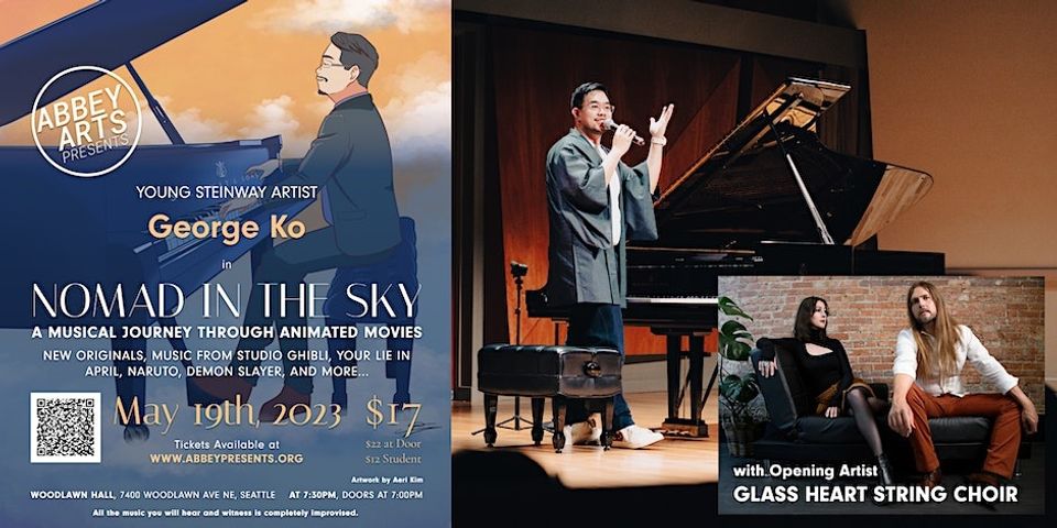 George Ko with Glass Heart String Choir at 7400 Woodlawn in Seattle, WA ...