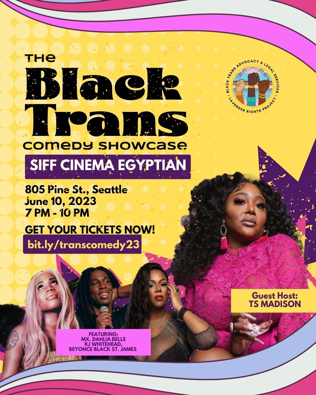 The Black Trans Comedy Showcase: a PRIDE Fundraiser for Lavender Rights ...