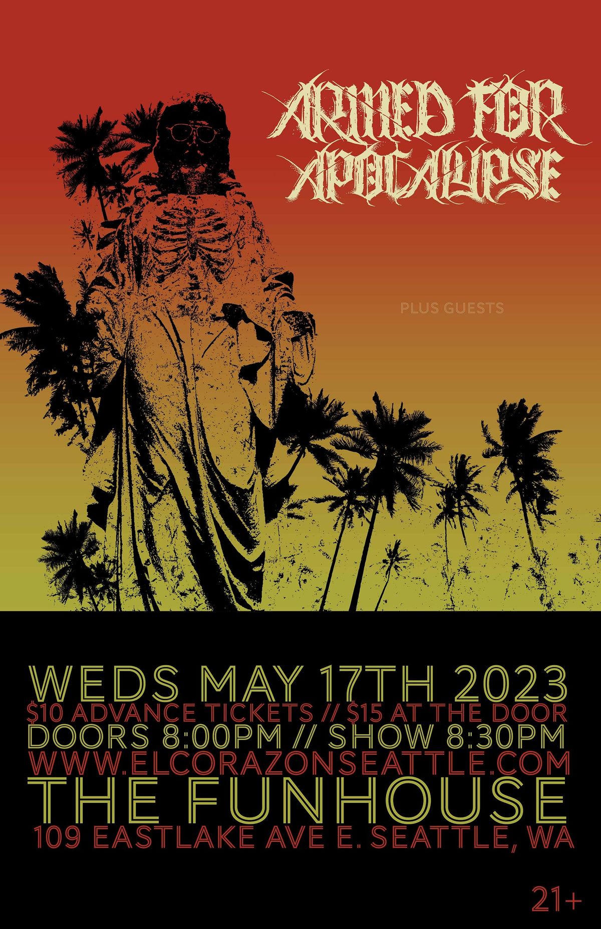 Armed For Apocalypse at The Funhouse in Seattle, WA - Wednesday, May 17 ...