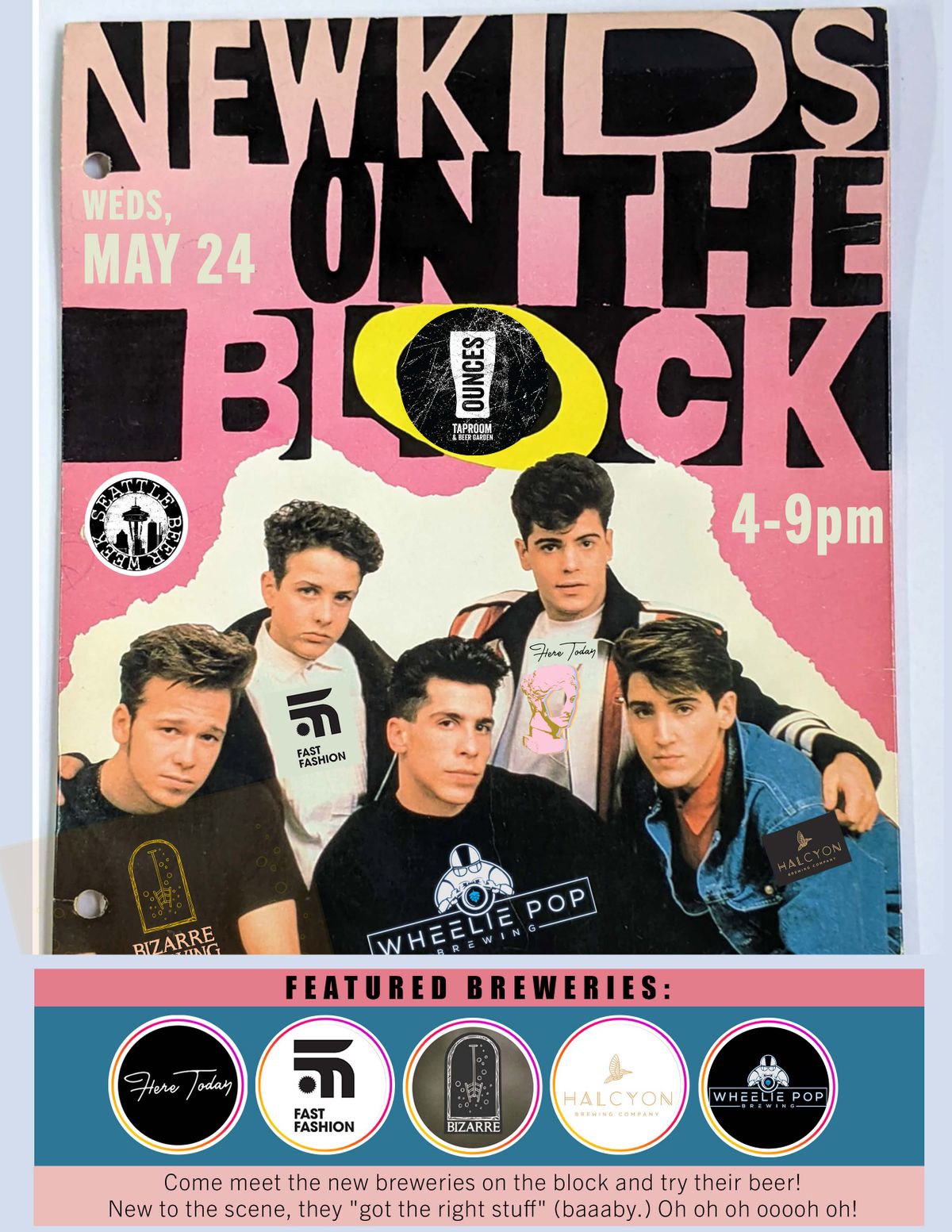 New Kids On the Block at Ounces in Seattle, WA - Wednesday, May 24 ...