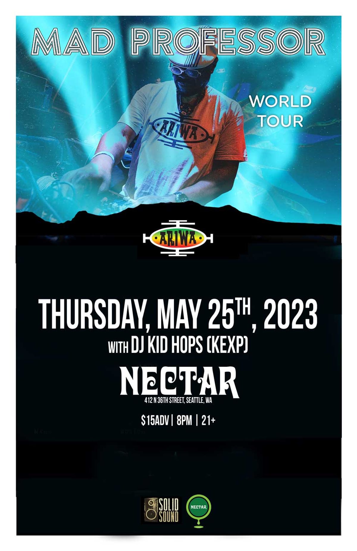 Mad Professor with DJ Kid Hops at Nectar Lounge in Seattle, WA ...