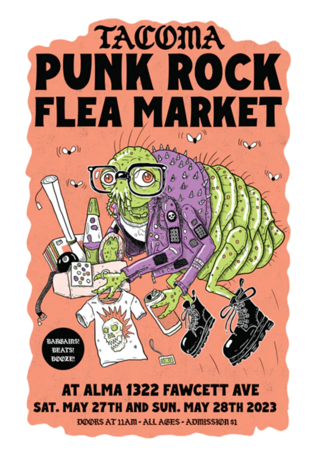 Punk Rock Flea Market at ALMA Tacoma in Tacoma, WA - Every day, through ...