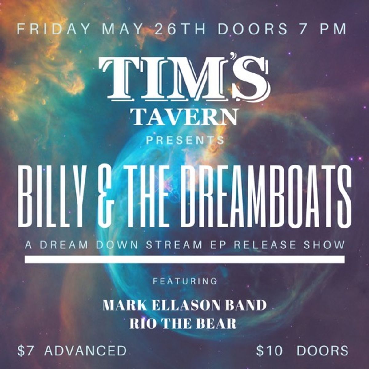 Billy and the Dream Boats EP Release Party at Tim's Tavern in Seattle ...