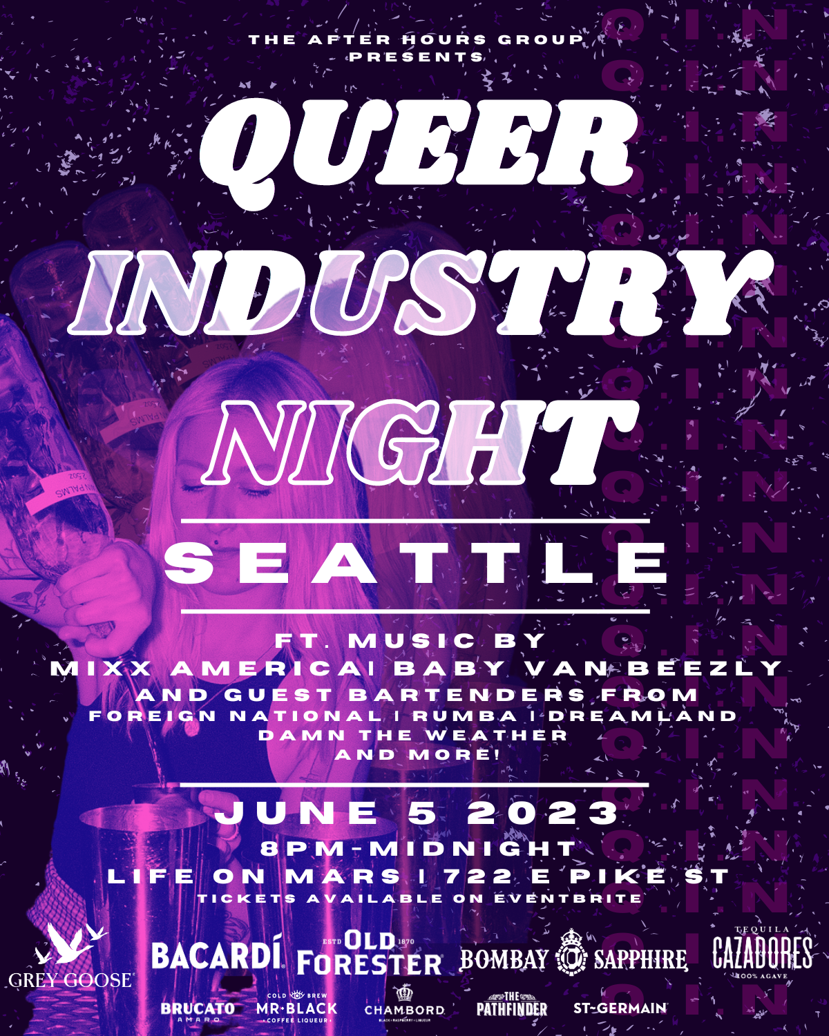 Seattle Queer Industry Night at Life On Mars in Seattle, WA - Monday ...