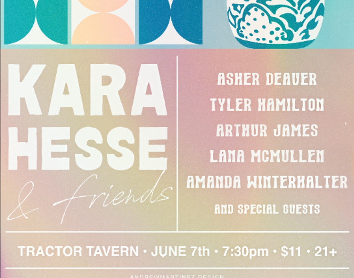 Kara Hesse & Friends at Tractor Tavern in Seattle, WA - Wednesday, June ...