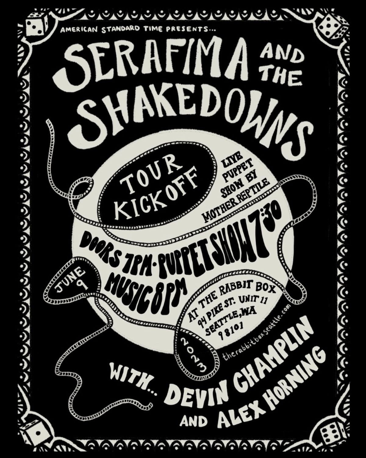 American Standard Time Presents: Serafima and the Shakedowns at The ...