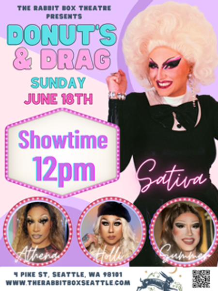 Donuts & Drag Sunday Brunch at The Rabbit Box Theatre in Seattle, WA ...
