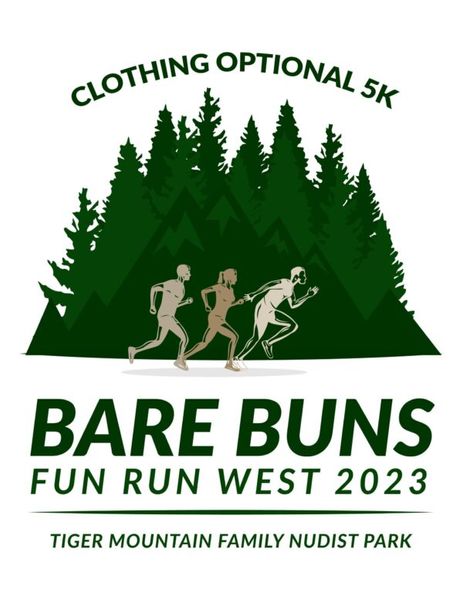 Bare Buns Fun Run at Tiger Mountain Nudist Park in Issaquah, WA ...